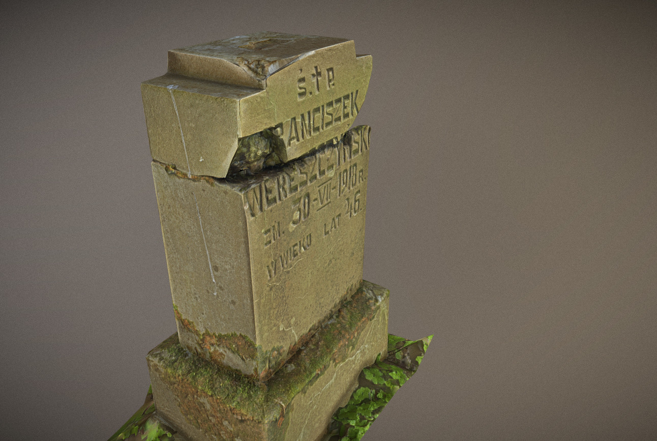 ArtStation - Scanned photorealistic broken cracked Grave stone | Game ...