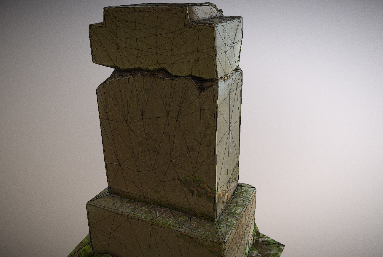 ArtStation - Scanned photorealistic broken cracked Grave stone | Game ...