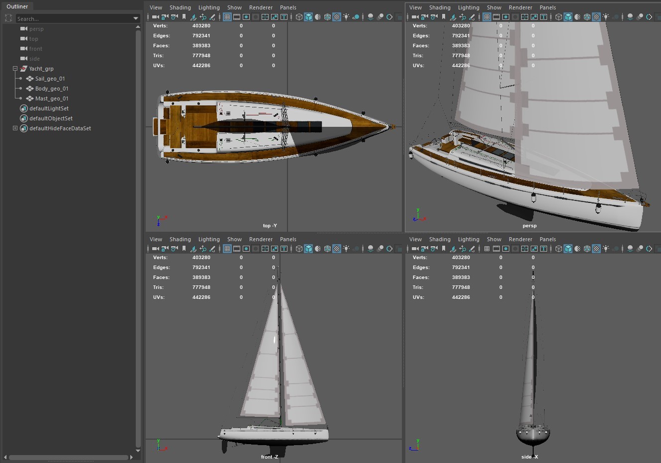 ArtStation - Yacht | Resources
