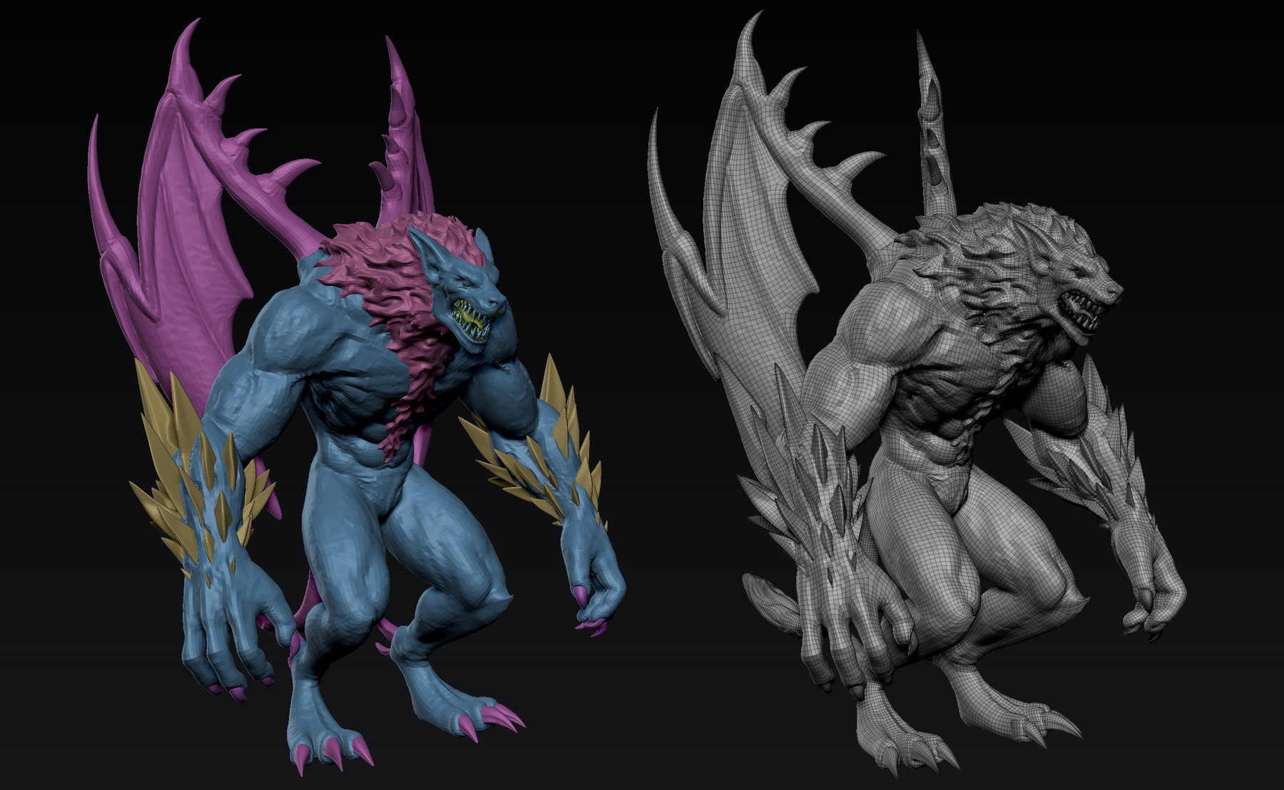 ArtStation - Asura Demon Sculpt | Resources