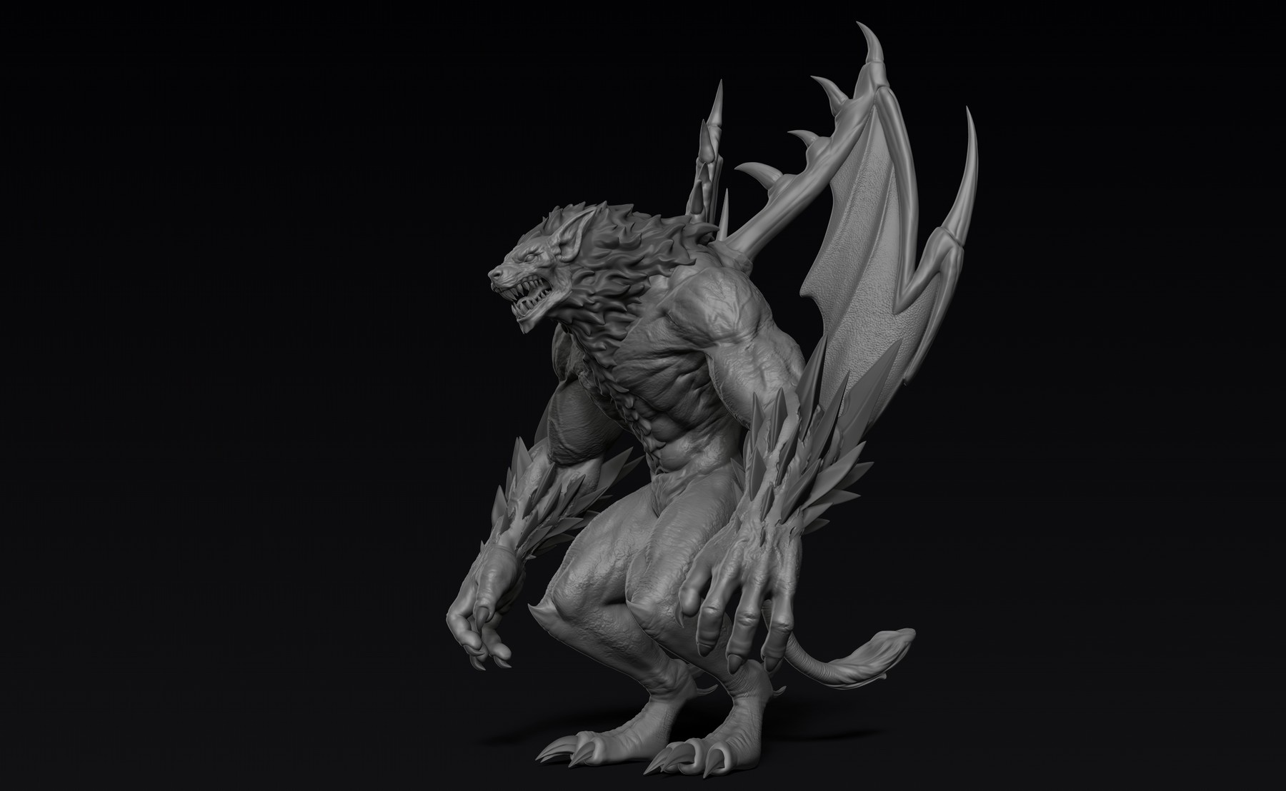 ArtStation - Asura Demon Sculpt | Resources