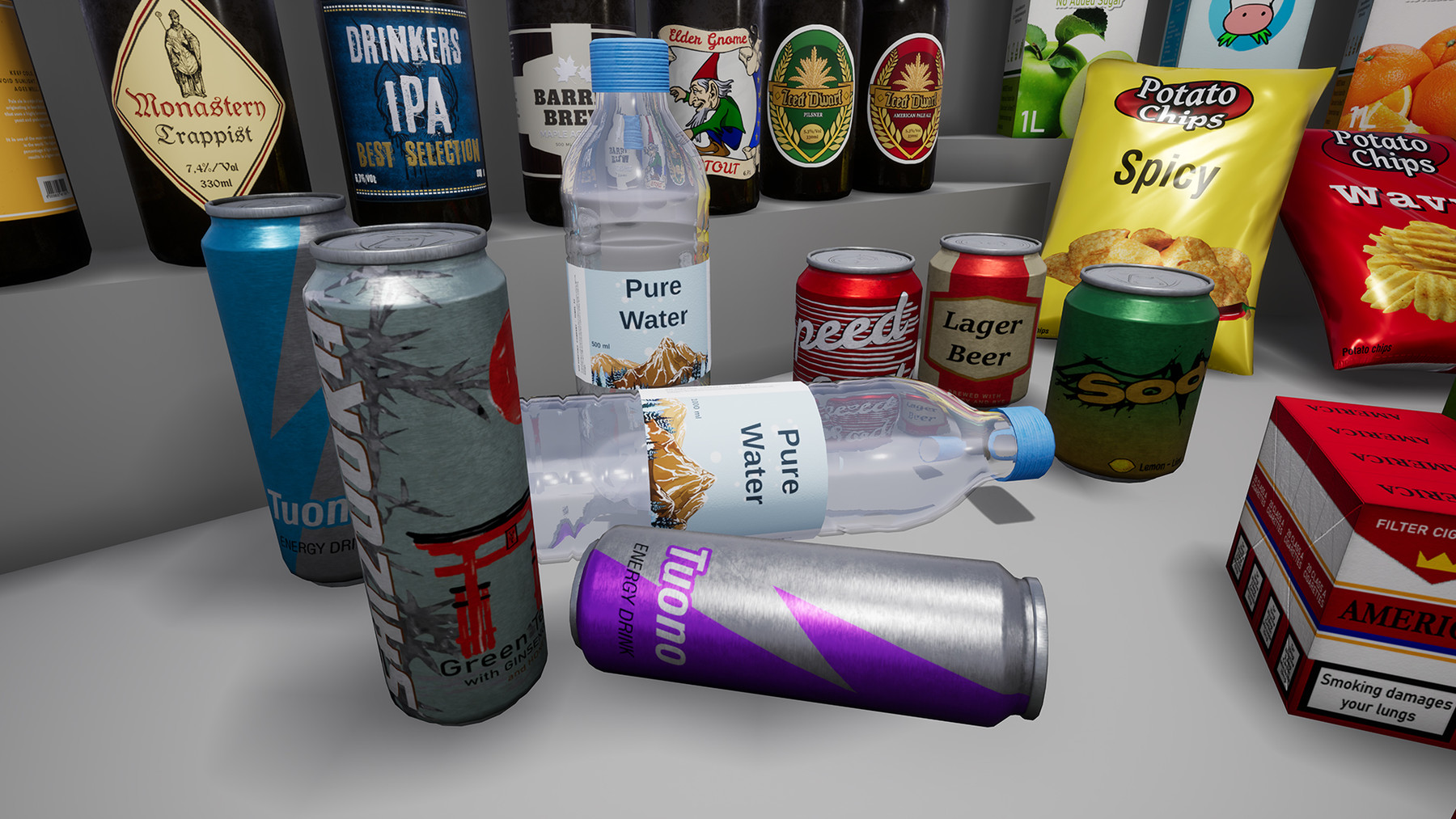 ArtStation - [UE4/UE5] Supermarket Product - Food and Drinks | Game Assets
