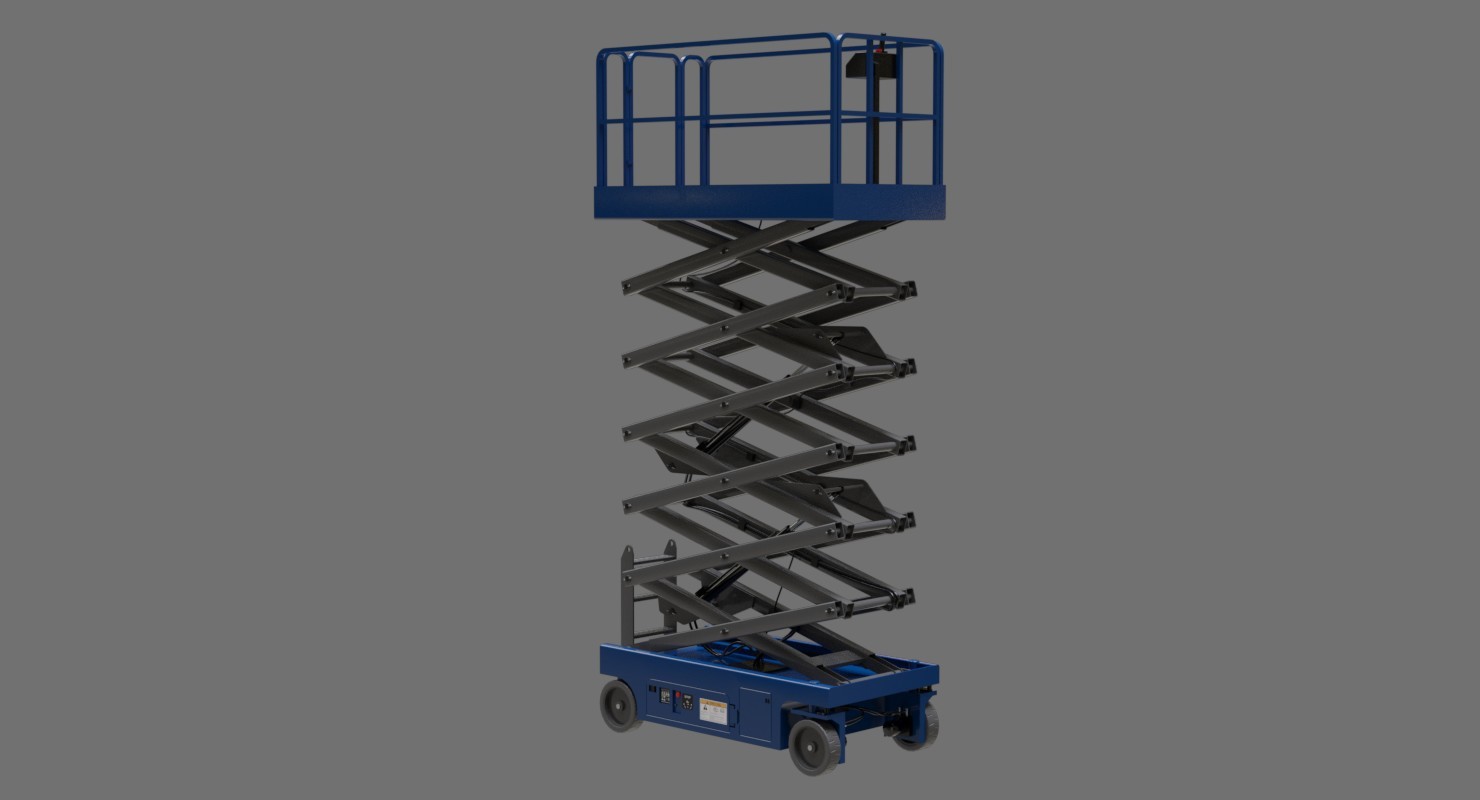ArtStation - Scissor Lift 1A | Game Assets