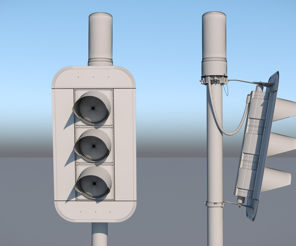 ArtStation - 200mm LED Traffic Lanterns / Traffic Lights | Resources