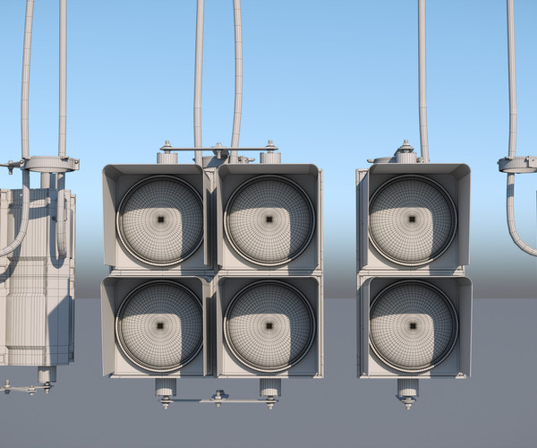 ArtStation - 200mm LED Traffic Lanterns / Traffic Lights | Resources