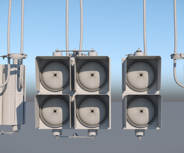 ArtStation - 200mm LED Traffic Lanterns / Traffic Lights | Resources