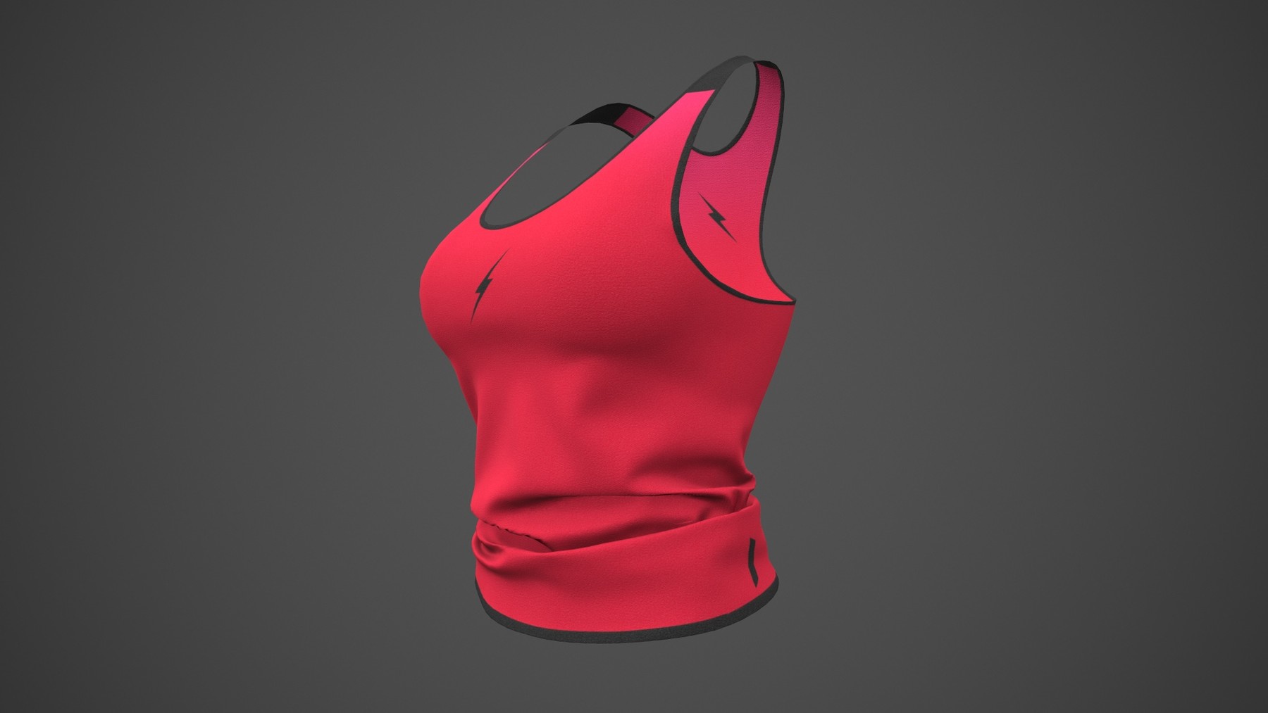 ArtStation - Female Sportswear gym clothing 2 PBR Low-poly | Game Assets