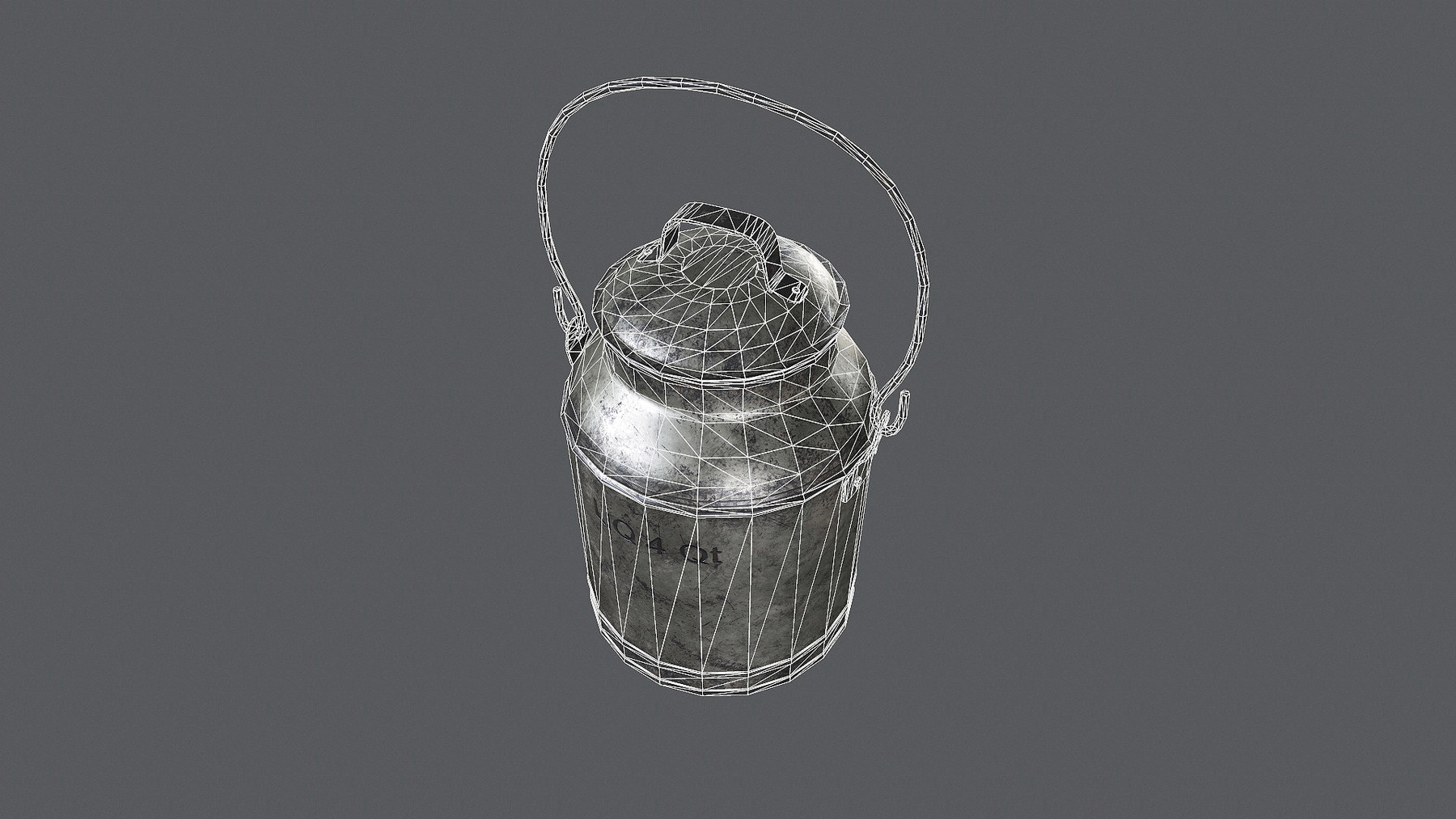 ArtStation - Old Milk Can PBR Low-poly | Game Assets