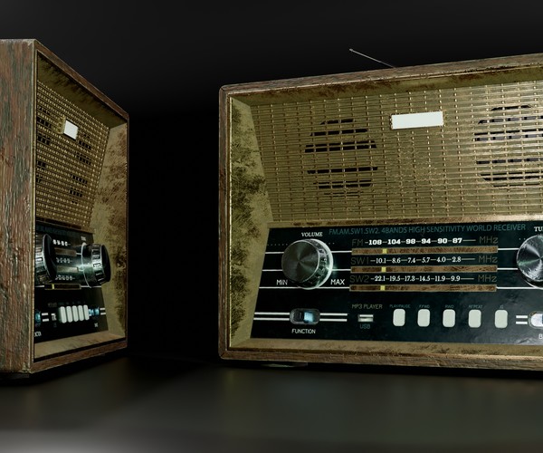 ArtStation - Radio Props | Game Assets