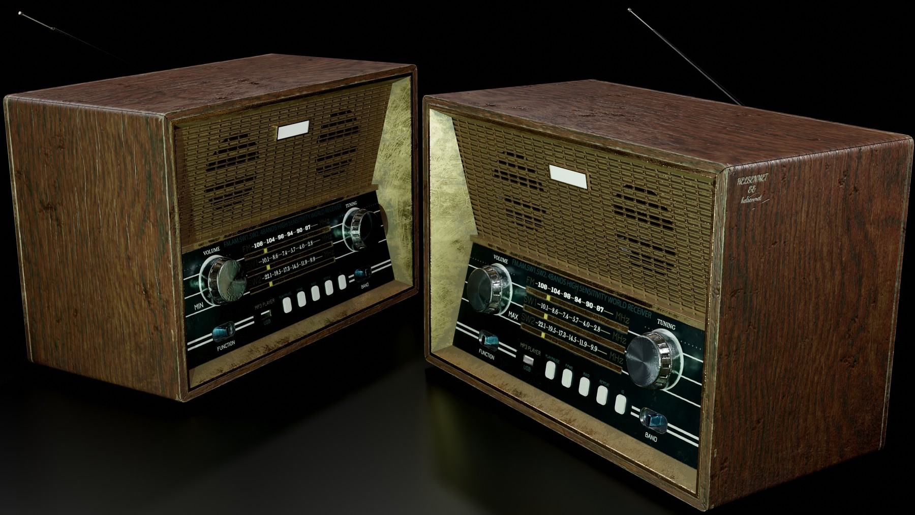 ArtStation - Radio Props | Game Assets