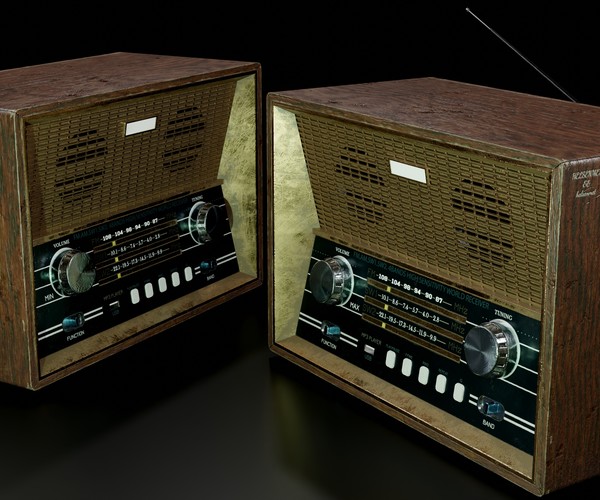 ArtStation - Radio Props | Game Assets