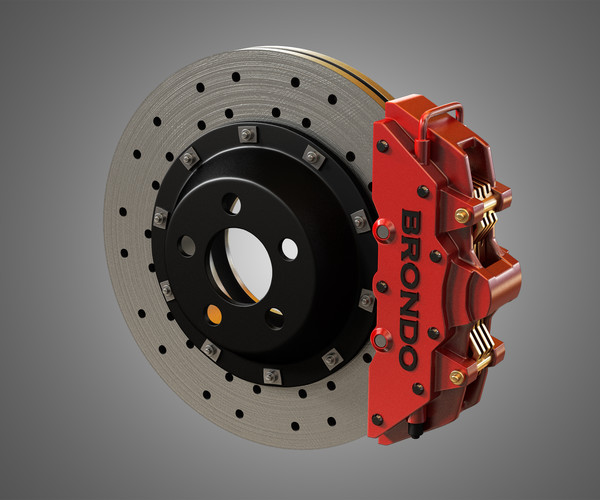 ArtStation - Brake Disk and Caliper 3D model | Resources