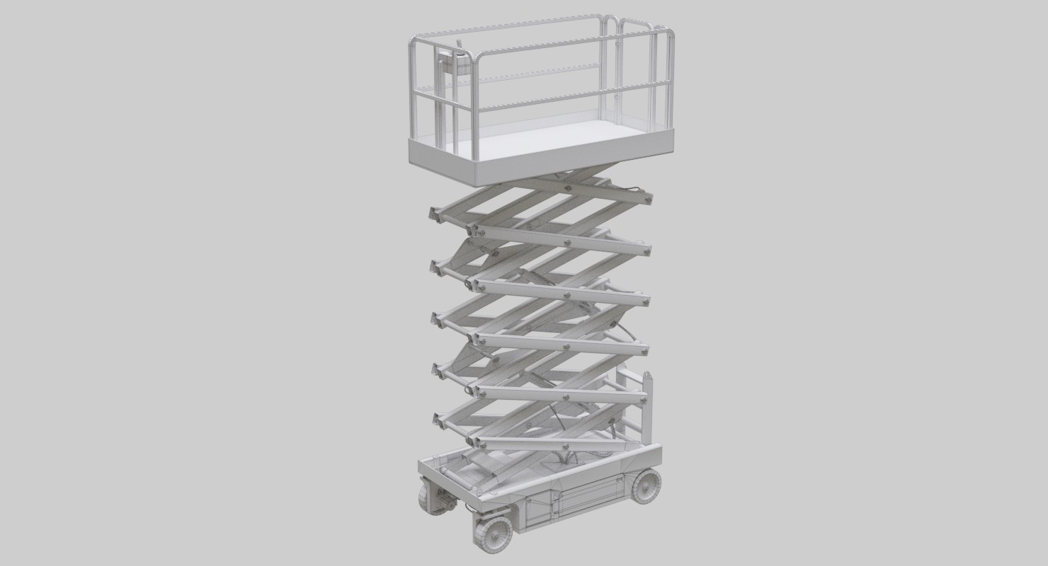 ArtStation - Scissor Lift 1B | Game Assets