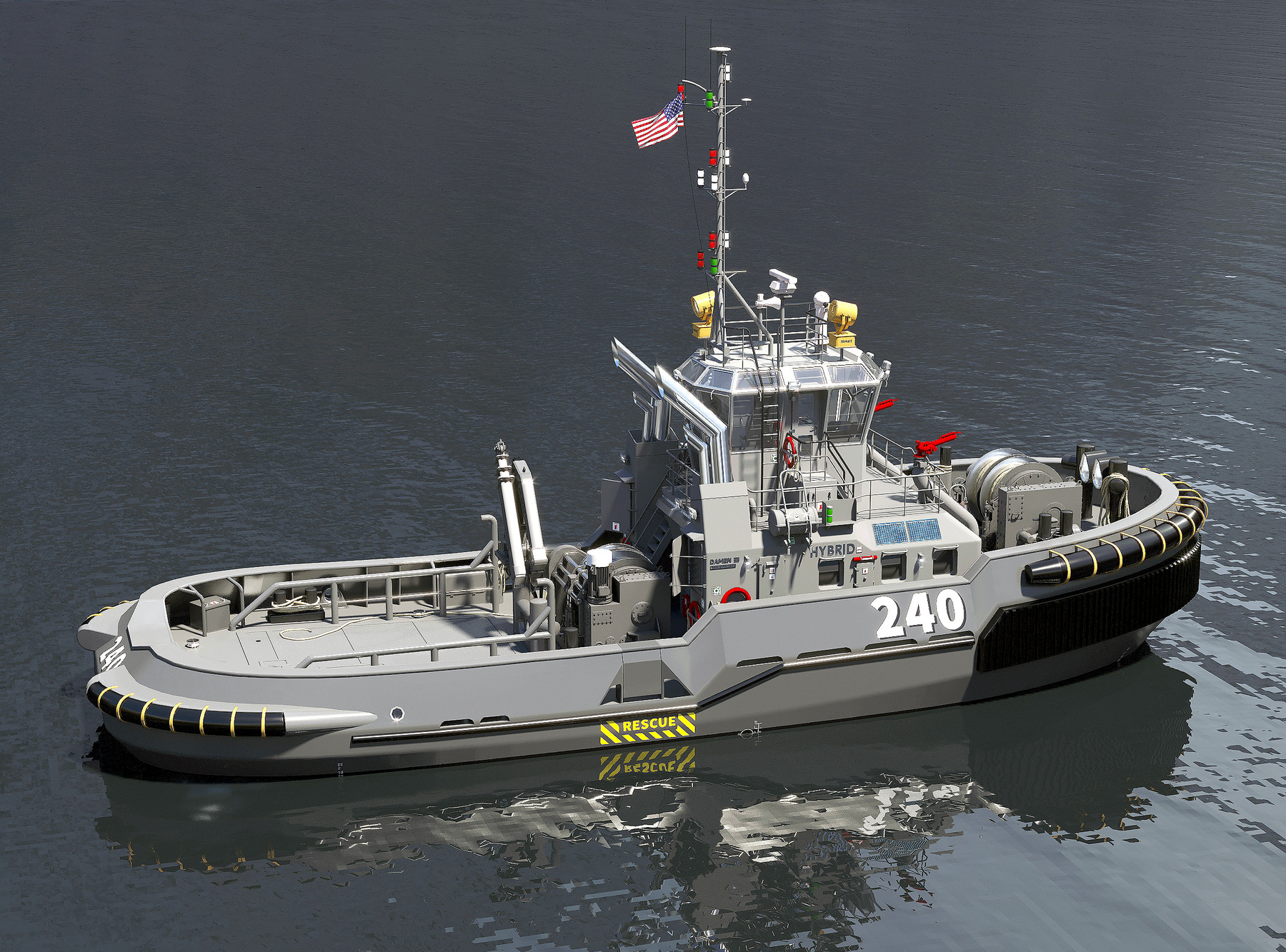 ArtStation - Military Tugboat ASD | Resources
