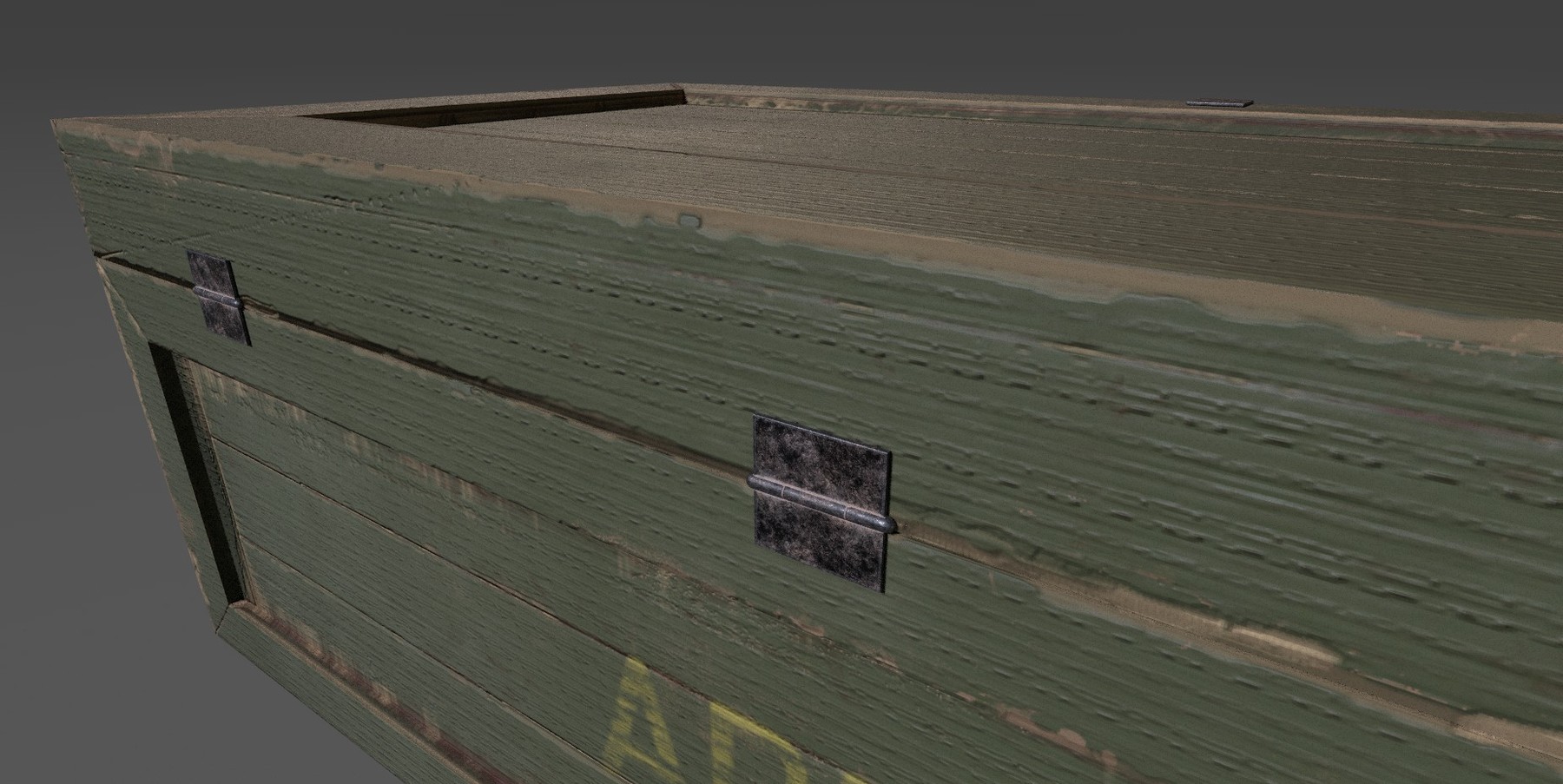 ArtStation - Military box lowpoly model | Game Assets