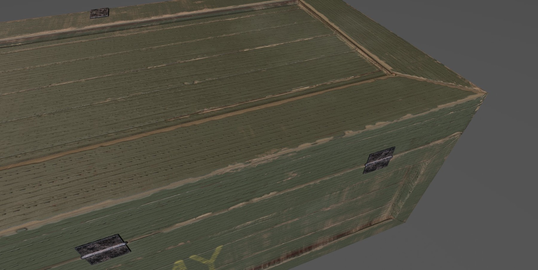 ArtStation - Military box lowpoly model | Game Assets