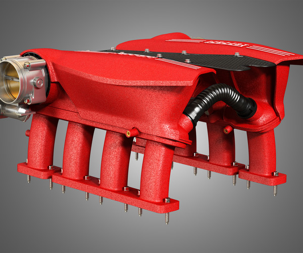 ArtStation - 488 GTB Engine Intake Manifold 3D model | Resources