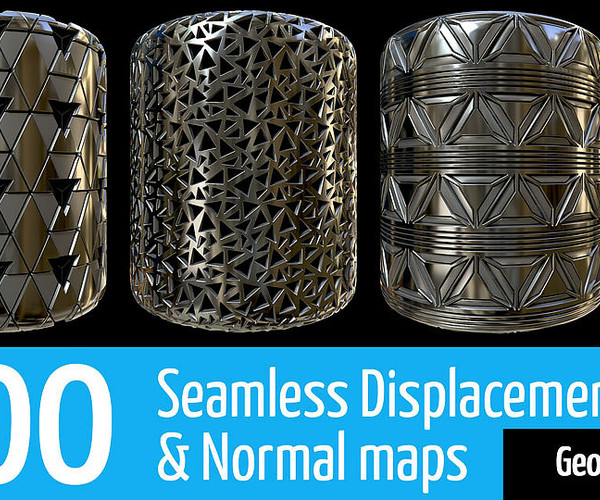 ArtStation - 100 Seamless Alpha/Displacement & Normal patterns ...