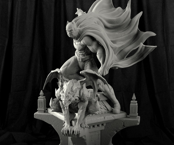 ArtStation - Batman Statue - 3D STL Ready to print | Resources