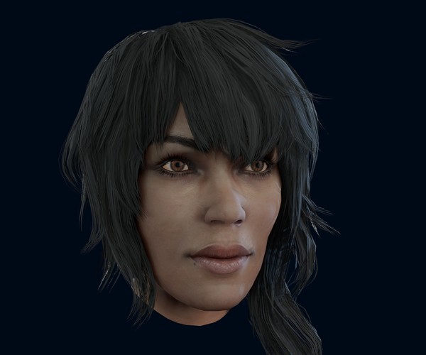 ArtStation - Female Head 2 | Game Assets