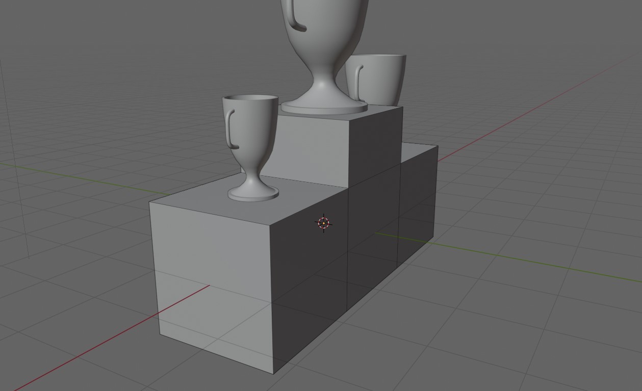 ArtStation - Trophy - Podium Race Champion - Trofeu Low-poly 3D model ...