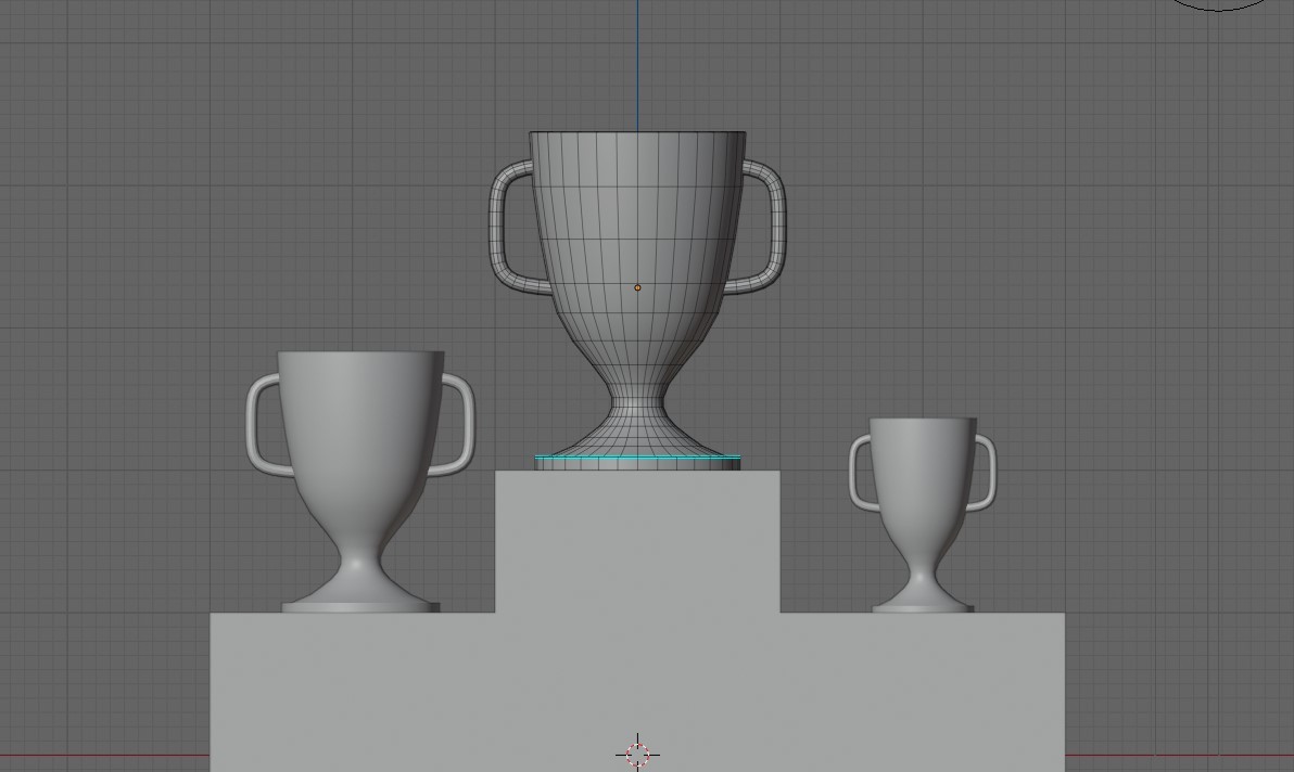 ArtStation - Trophy - Podium Race Champion - Trofeu Low-poly 3D model ...