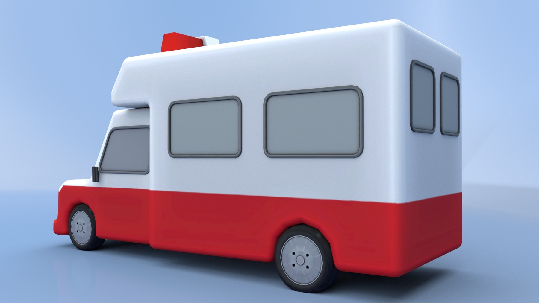 ArtStation - Cartoon Ambulance | Resources