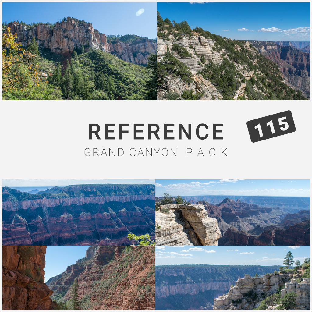 ArtStation - Reference: Grand Canyon National Park Pack 115 | Resources