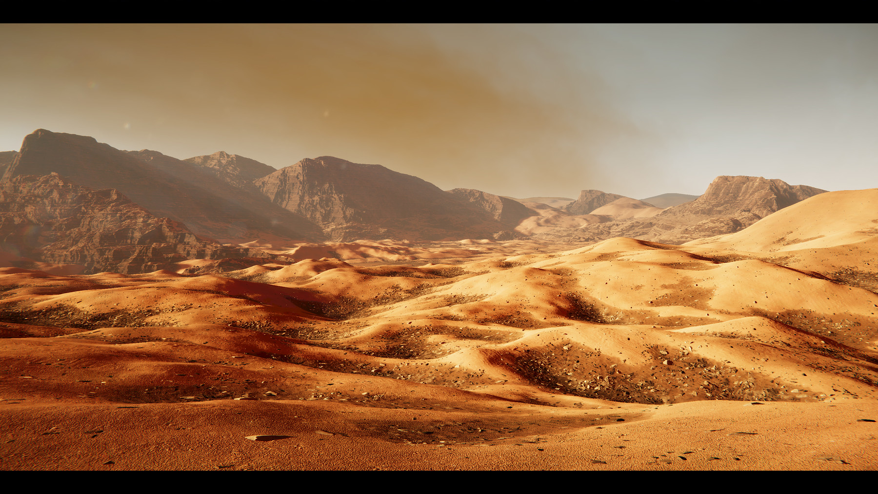 ArtStation - [Unity Project 2017+] Mars Planet Environment | Game Assets