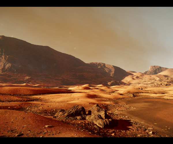 ArtStation - [Unity Project 2017+] Mars Planet Environment | Game Assets