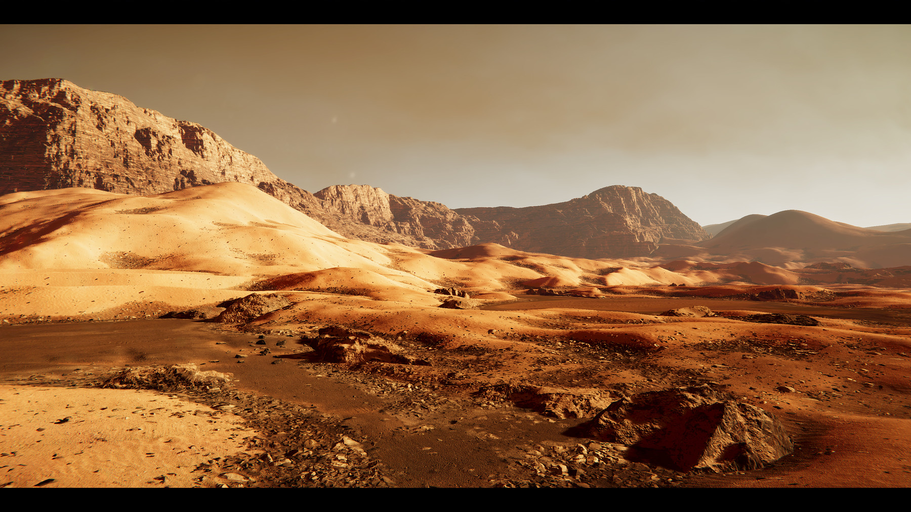 ArtStation - [Unity Project 2017+] Mars Planet Environment | Game Assets