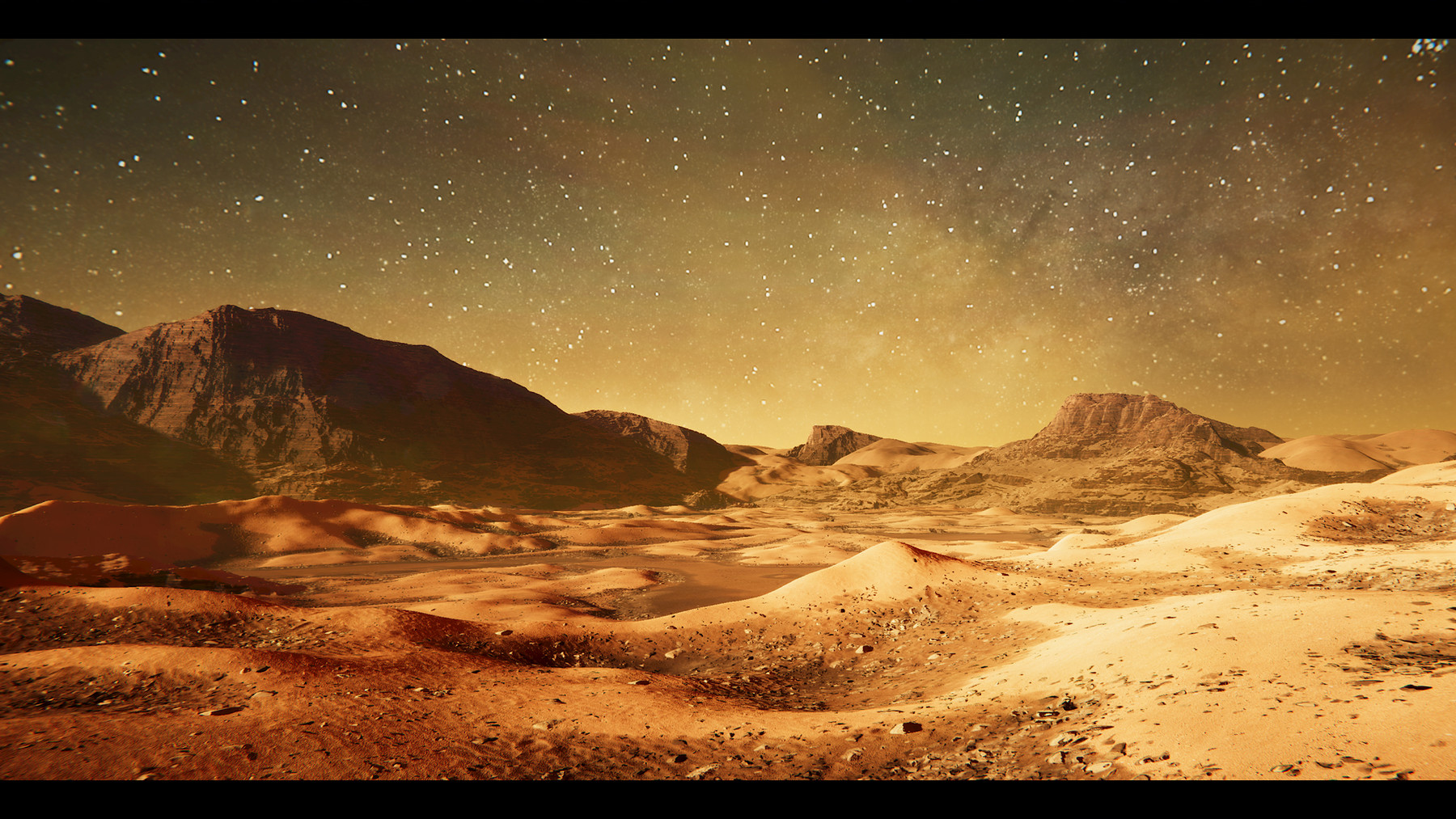 ArtStation - [Unity Project 2017+] Mars Planet Environment | Game Assets