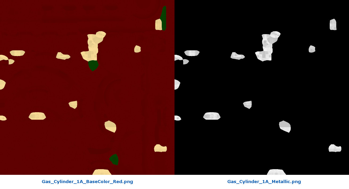 ArtStation - Gas Cylinder 1A | Game Assets
