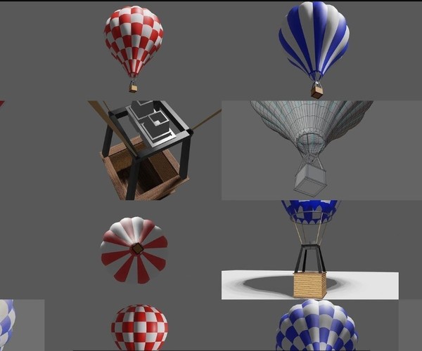 ArtStation - Balloon Full Pack - Pacote de Baloes 3D Model Collection ...
