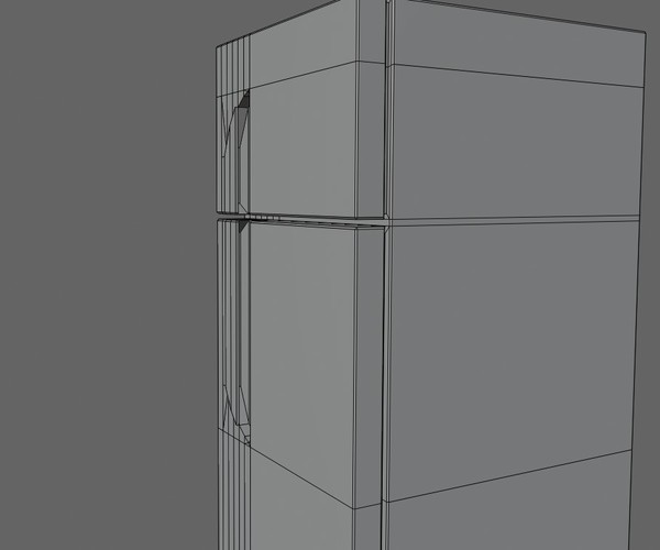ArtStation - Fridge - Freezer - Refrigerator - Inox - Geladeira Low ...