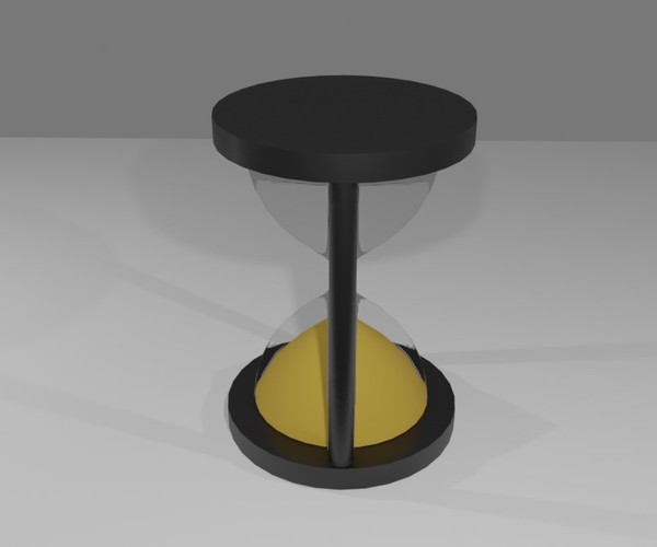 ArtStation - Hourglass - Sand Timer - Ampulheta Low-poly 3D model | Game Assets