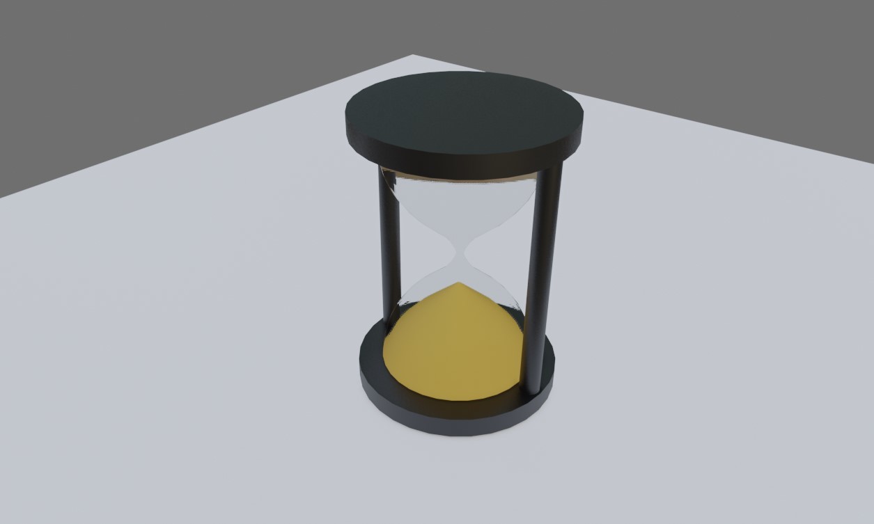 ArtStation - Hourglass - Sand Timer - Ampulheta Low-poly 3D model | Game Assets