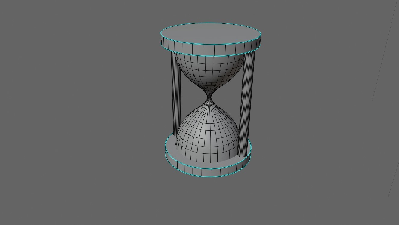ArtStation - Hourglass - Sand Timer - Ampulheta Low-poly 3D model | Game Assets