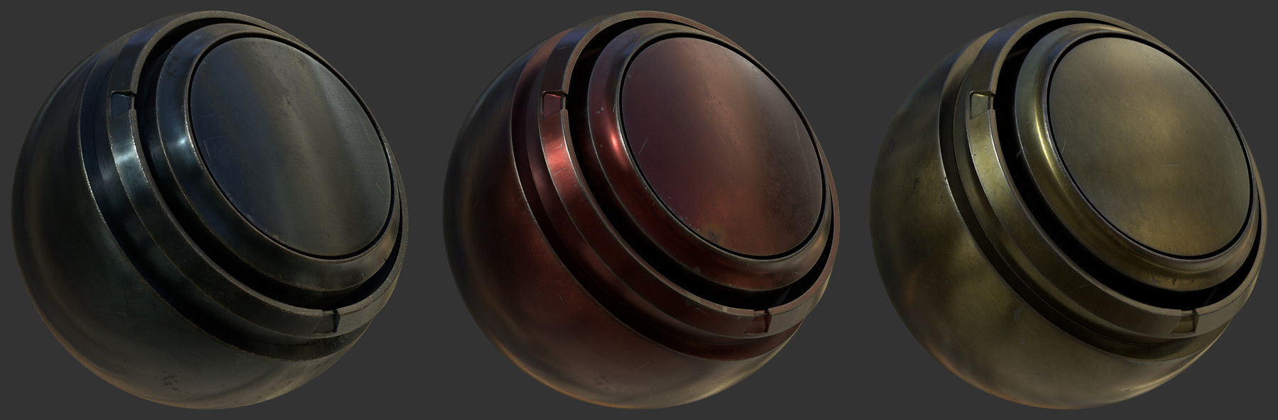 ArtStation - Hero Metal Smart Material Pack Volume 3 | Game Assets