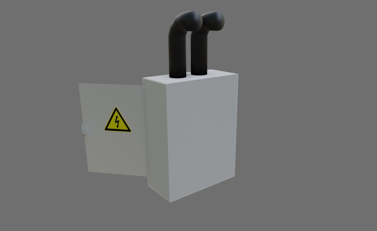 ArtStation - Circuit Breaker Box - Fuse - Electricity - Caixa de ...