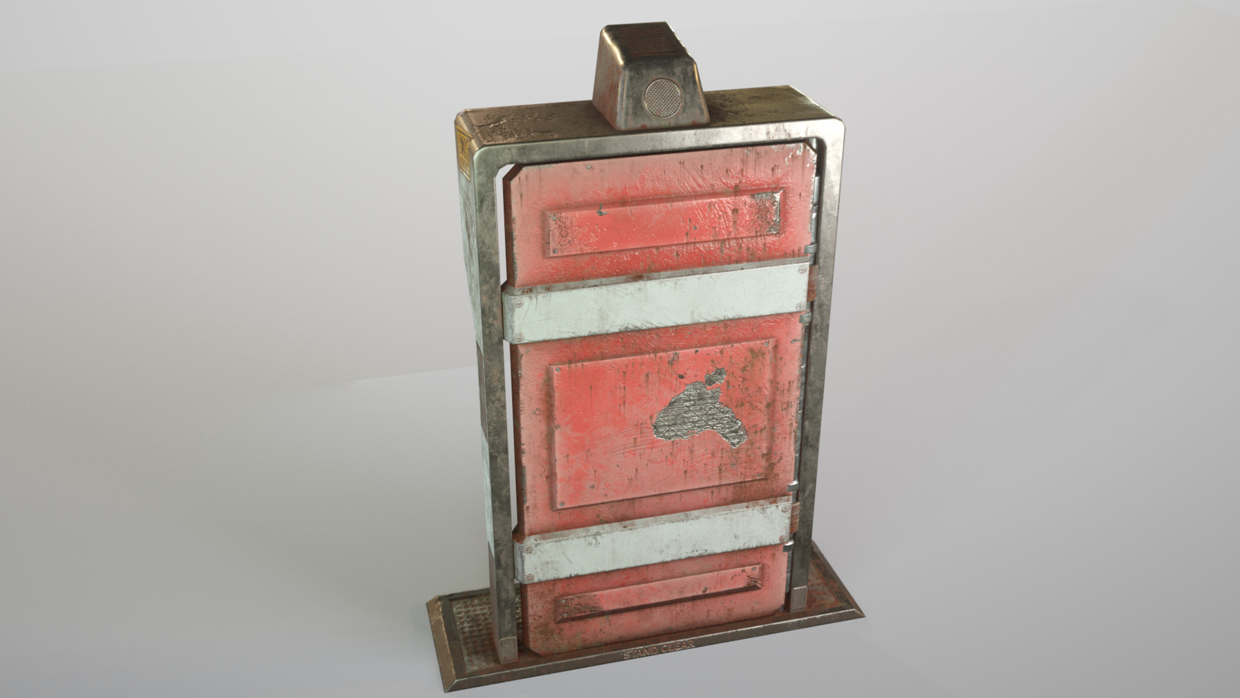 ArtStation - Cyberpunk sci-fi security door | Game Assets