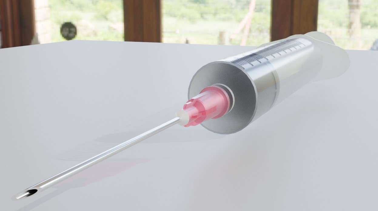 ArtStation - Syringe 10ml - Injection - Seringa - Injecao 3D model ...