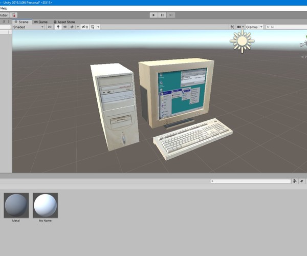 ArtStation - Old Computer - Computador Velho Low-poly 3D model | Game ...