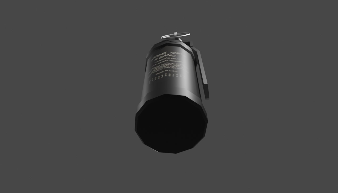 ArtStation - Flash Grenade - Flare Explosive - Granada Low-poly 3D ...