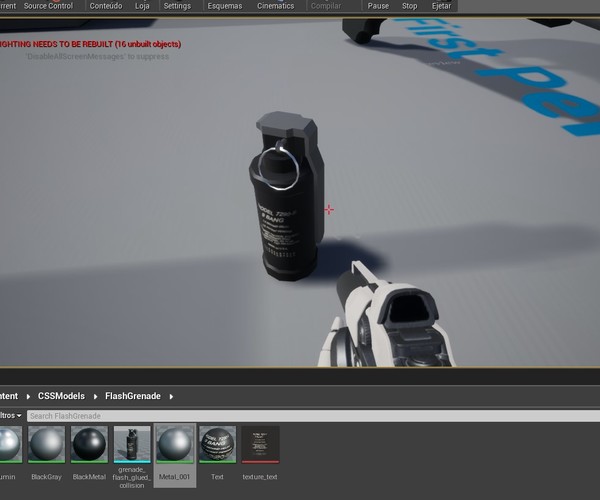ArtStation - Flash Grenade - Flare Explosive - Granada Low-poly 3D ...
