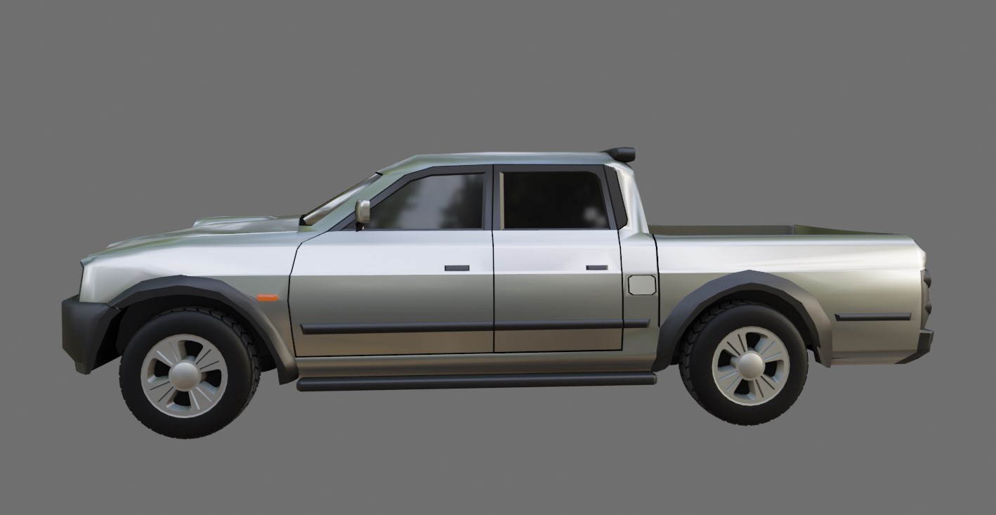 ArtStation - Pickup Truck - Car - Mitsubishi L200 Outdoor - Picape ...