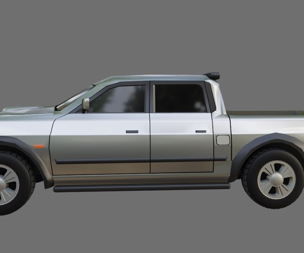 ArtStation - Pickup Truck - Car - Mitsubishi L200 Outdoor - Picape ...