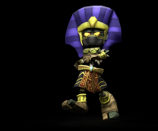 ArtStation - Pharaoh Animated and Fully Rigged 3D Character | Game Assets