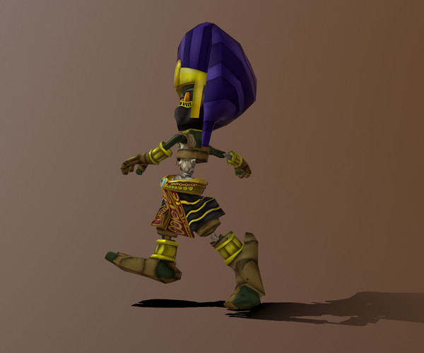 ArtStation - Pharaoh Animated and Fully Rigged 3D Character | Game Assets