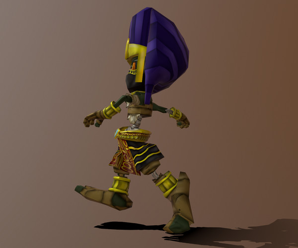 ArtStation - Pharaoh Animated and Fully Rigged 3D Character | Game Assets